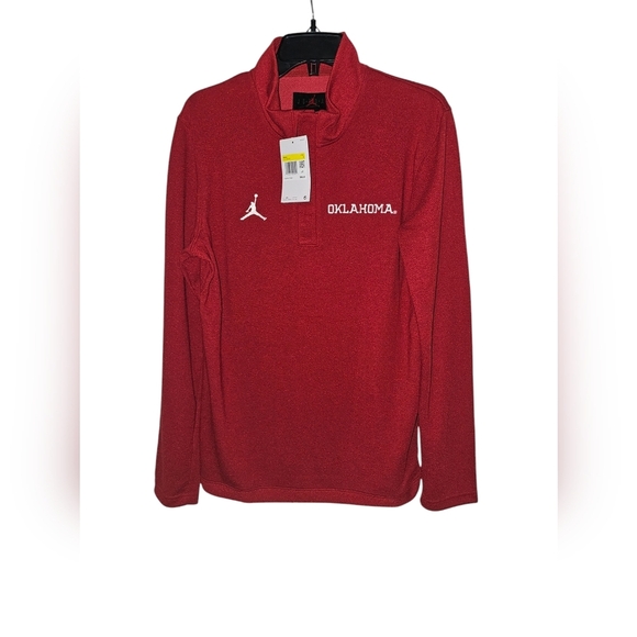 Jordan | Sweaters | Nike Jordan Oklahoma Sooners 2 Zip Team Sweatshirt ...